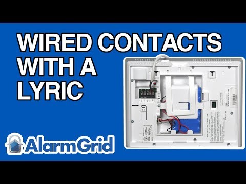 Using Wired Contacts w/a Lyric Alarm System - Alarm Grid
